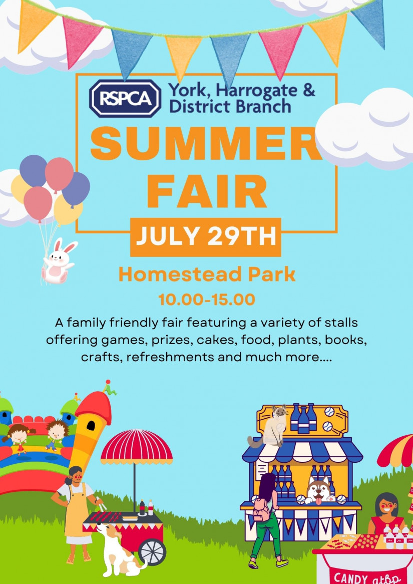 RSPCA York, Harrogate & District Branch - Summer Fair 2023